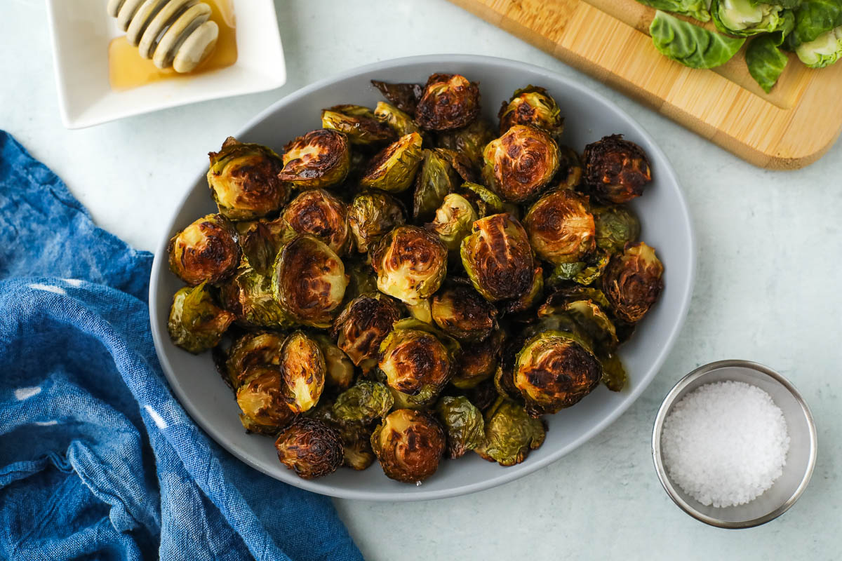 Hot Honey Brussels Sprouts - I Heart Vegetables