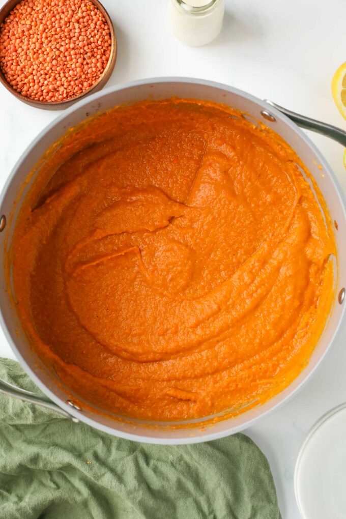 Carrot and Red Lentil Soup - I Heart Vegetables